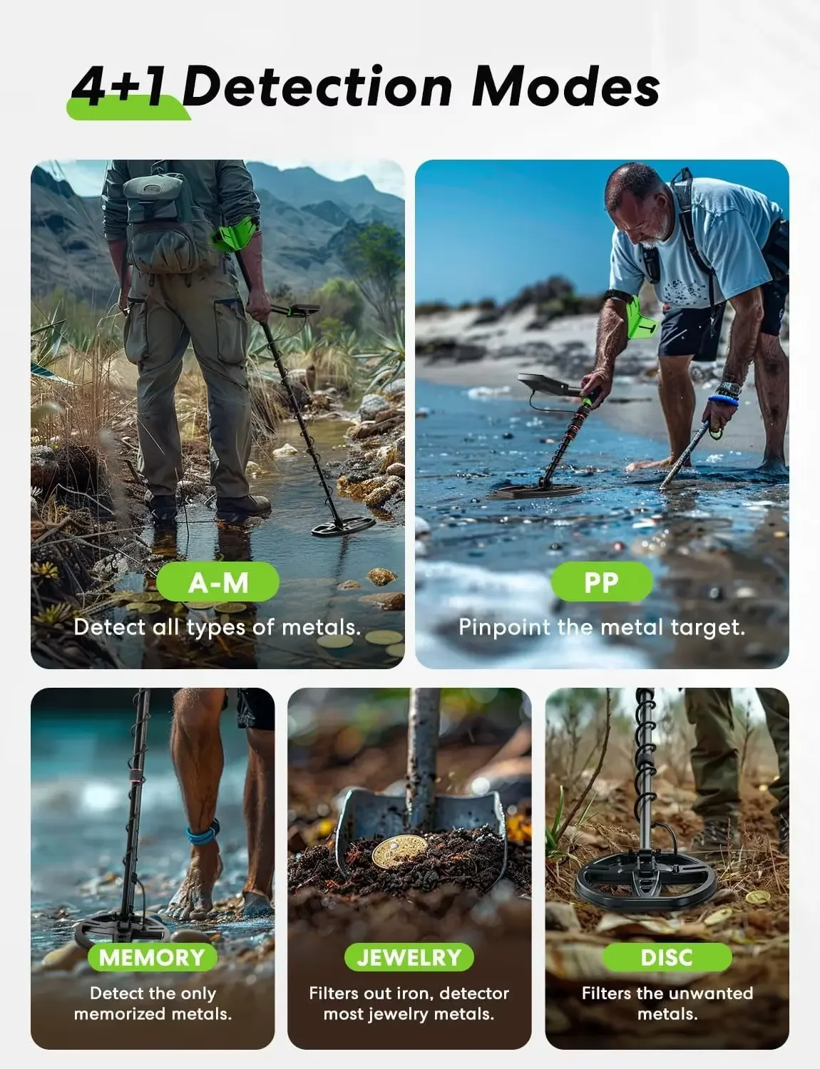 Tianxun Metal Detector - Long Range 5 Meter Depth Gold Finder