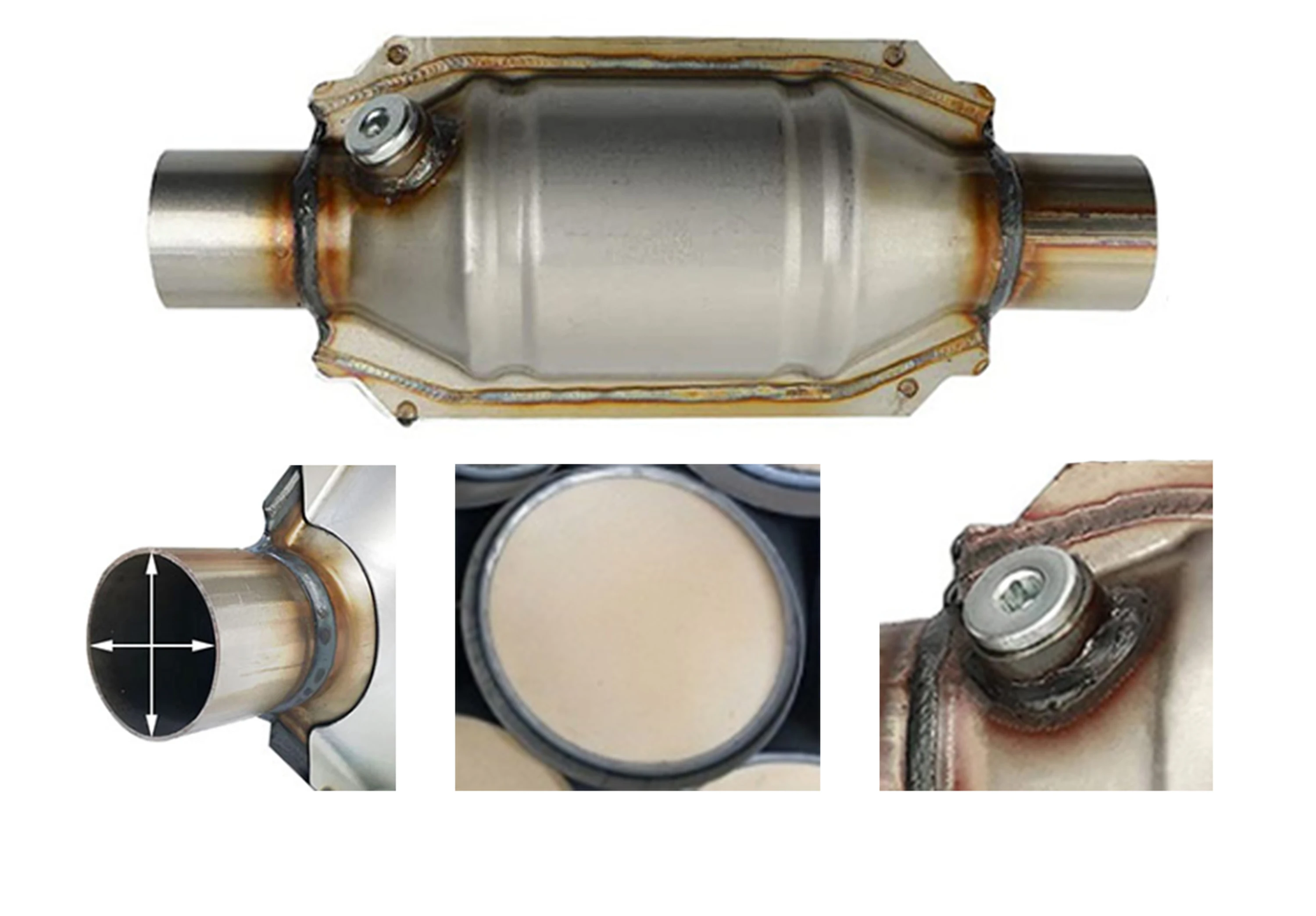 Universal Honeycomb Catalytic Converter - High-quality