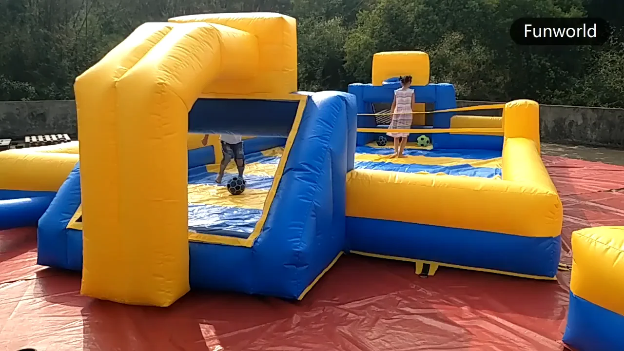 Inflatable Pool Table Soccer Blower For Inflatable Games Human Table ...