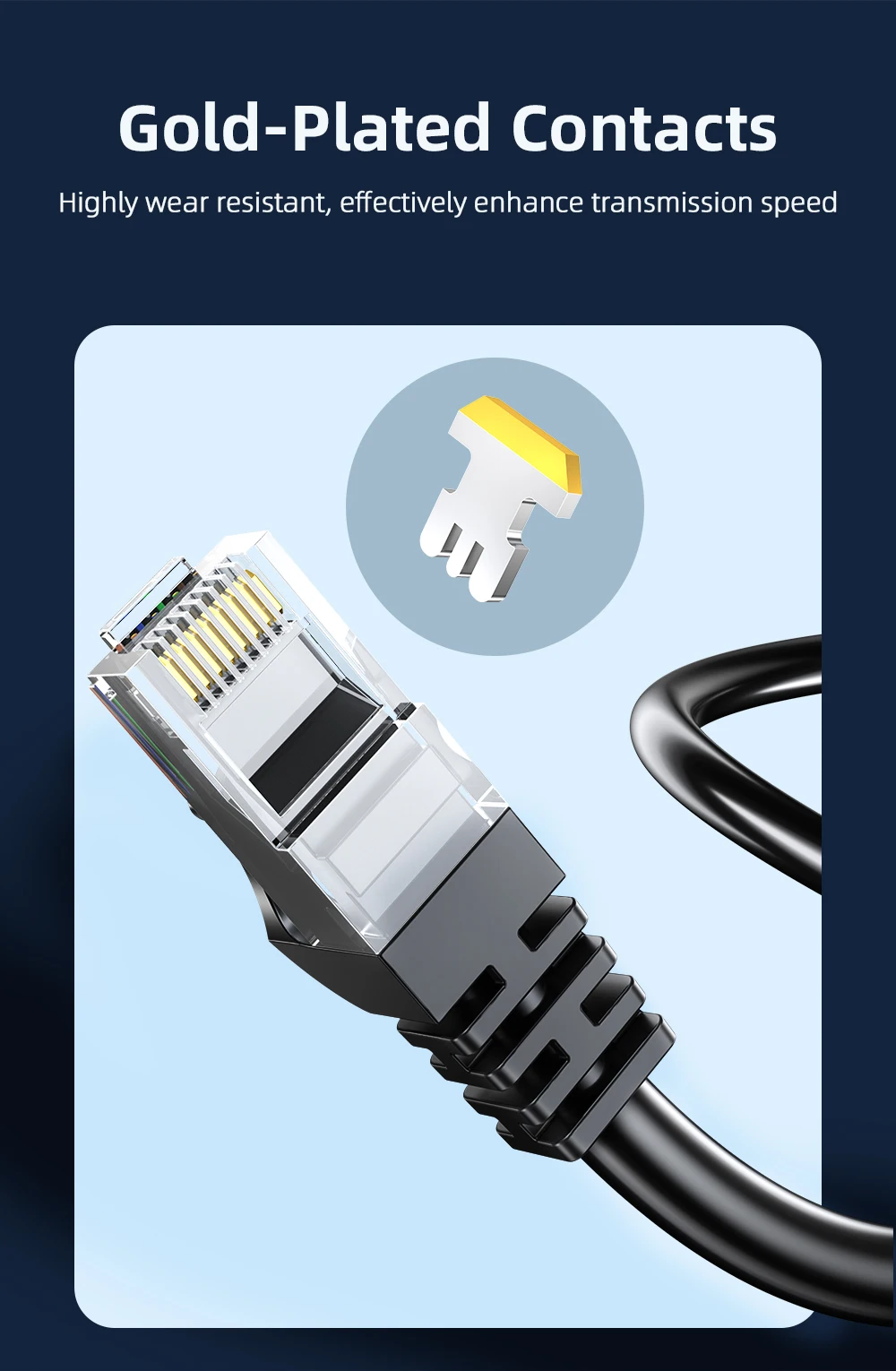 Network Jumper Cable Rj45 Crystal End Utp/ftp/sftp Cat5 / Cat5e / Cat6 ...