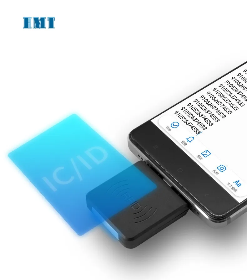 Portable Mobile Phone Micro Type-c Usb 125khz Proximity Id Rfid Card ...