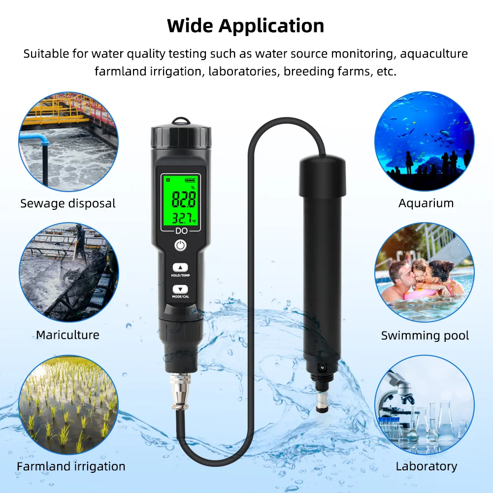 Do-9100 Portable Do Meter Portable Dissolved Oxygen Sensor For ...