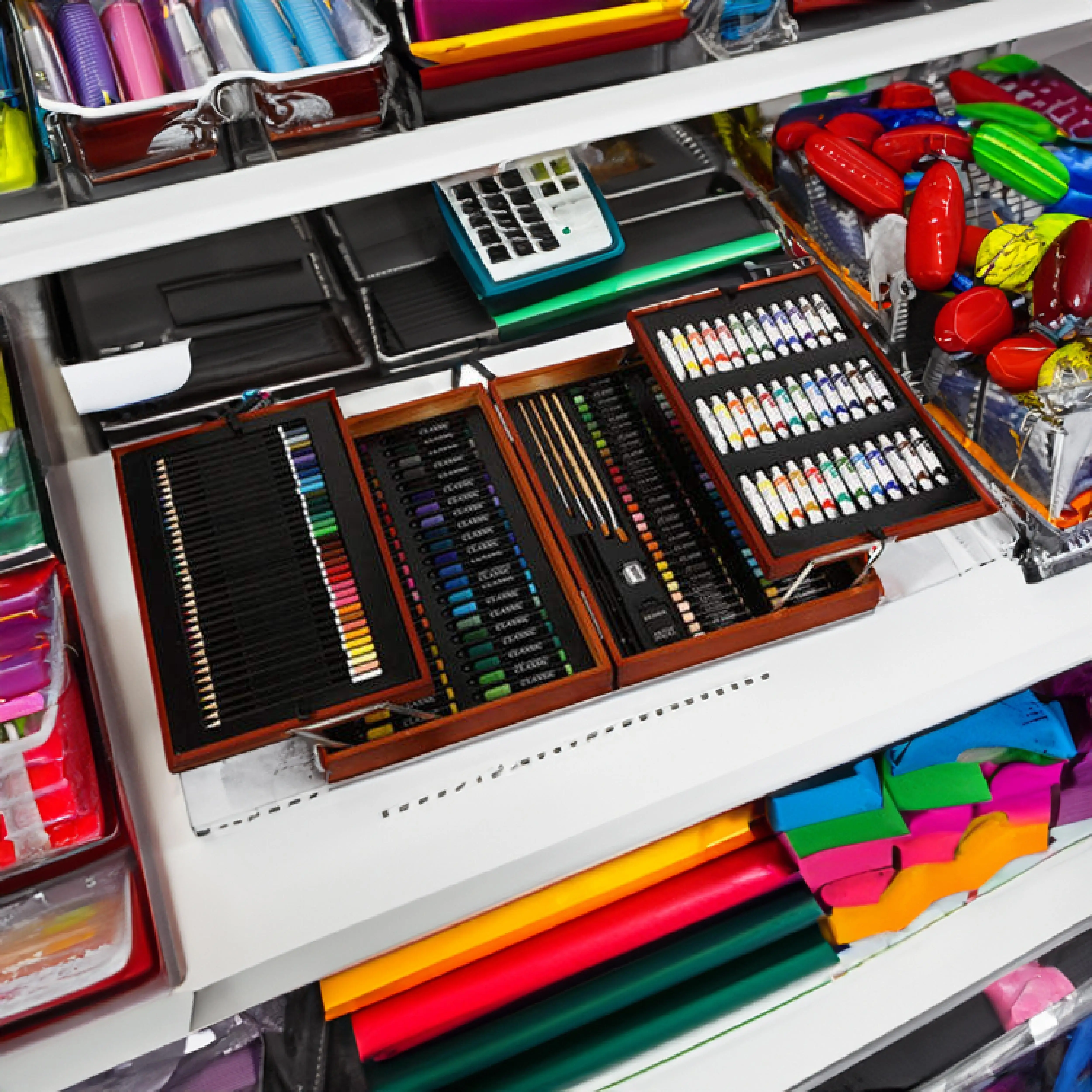 126PCS Wooden Box Art Professional Painting Set Super Mega Art Set for ...