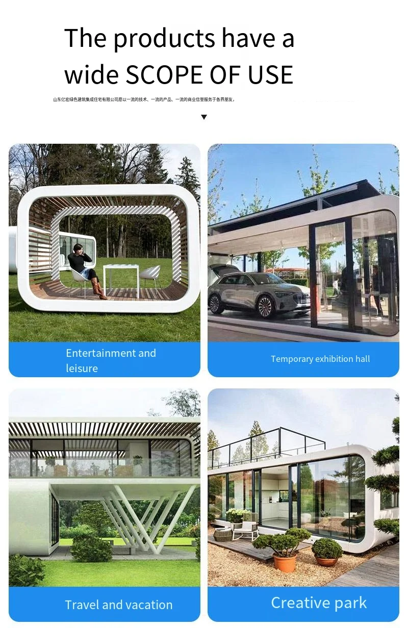 Detachable Luxury Model 40ft 20ft Pod House Guatemala