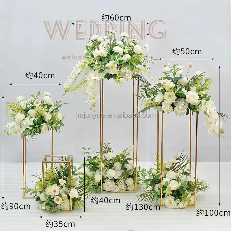Tall Metal Centerpiece Stand Metal Centerpieces For Wedding Table Decor ...