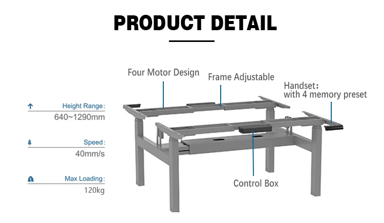 Modular Ergonomic Workstation - Adjustable Height Desks