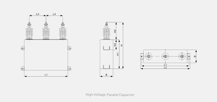 Outdoor Type 11kV 33kV Kvar Harmonic Filter Capacitor Bank for Electric ...