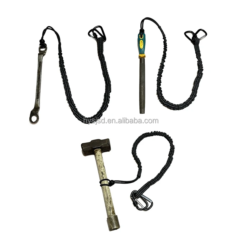 Aloft Work Tool Leash Coiled Retractable Bungee Cord Safety Lanyard ...