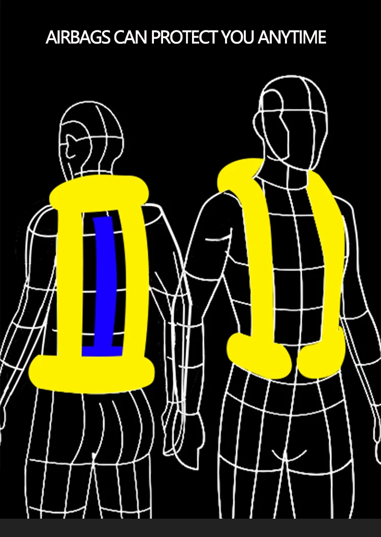 Moto Racing Air Bag System Motocross Protective Jacket Motorcycle ...