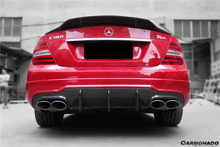 Darwinpro Carbon Rear Diffuser For C Class W204 Amg Sport And C63 Coupe ...