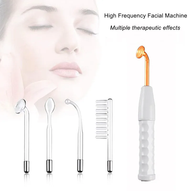 New Products 2021 Professional Facial Beauty Tools Portable High Frequency Facial Wand Machine ...