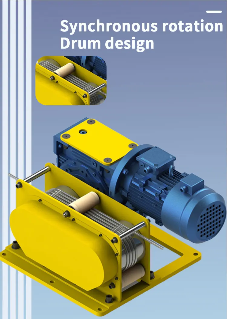 Friction Winch Turbine Type Reducer Drive Traction Stable Reciprocating ...