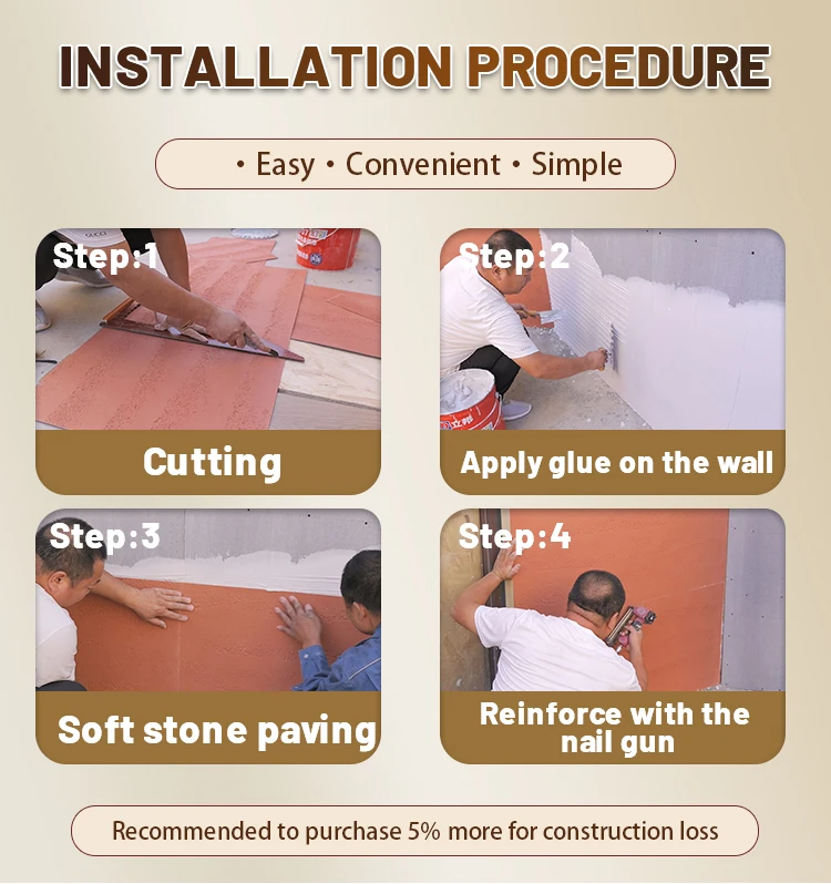 Travertino Flexible Stone Cladding - Durable & Eco-friendly