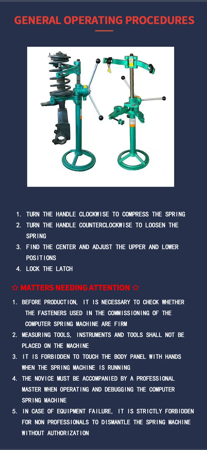 Vehicle Tools Easy Operated Mechanical 3ton Hydraulic Strut Coil Shock ...