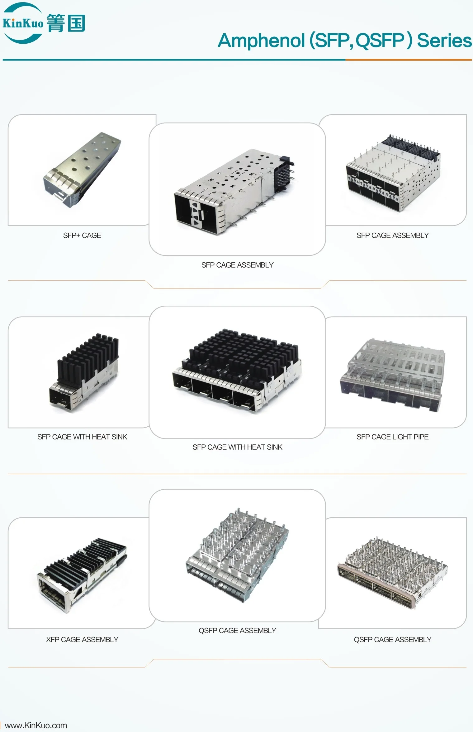 QSFP 100G QSFP28 Connector Socket FS1-Z38-20Z6-60 for 400 Gbps