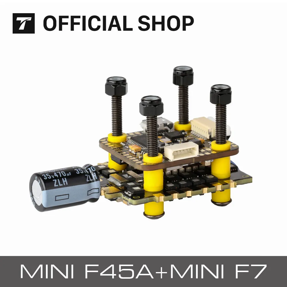 T MOTOR MINI F45A MINI F7 20x20 Stack 3 6S BLHeli 32 4in1 FPV racing Drones parts with ESC Alibaba