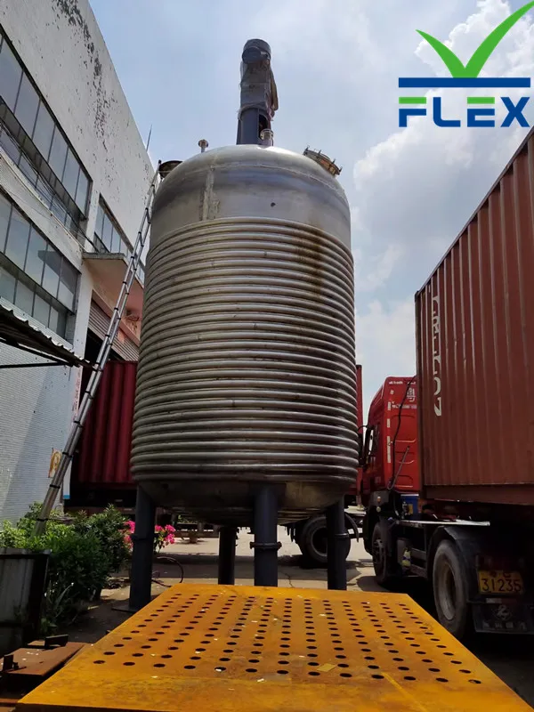 Jacketed Chemicals Reactor Agitator Mixer 500L Emulsion Polymerization ...