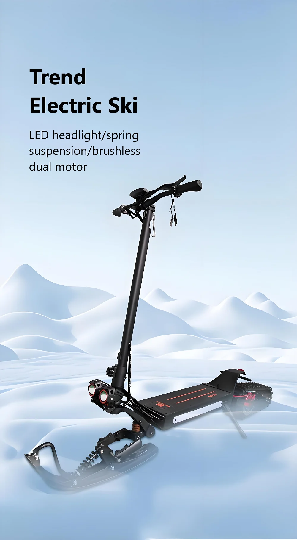 USA Stock 3-in-1 Electric Scooters Electric Snowmobiles Snowmobiles/off ...