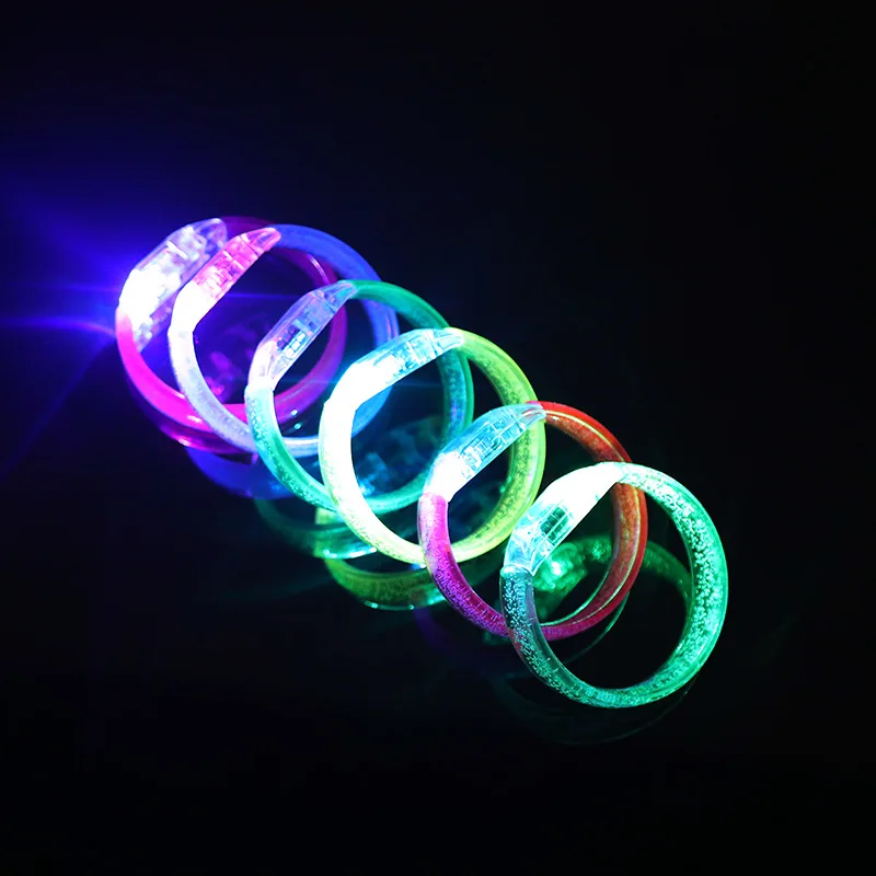 Custom Led Sound Music Control Flashing Wristband Light Up Led Bracelet ...