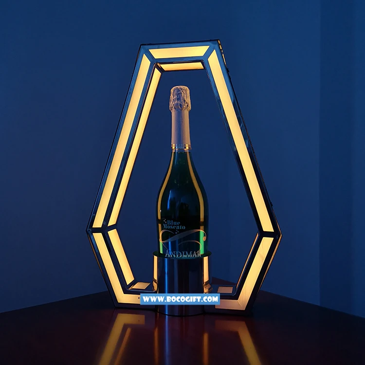 Stainless Steel Bottle Service Presenter - VIP Edition