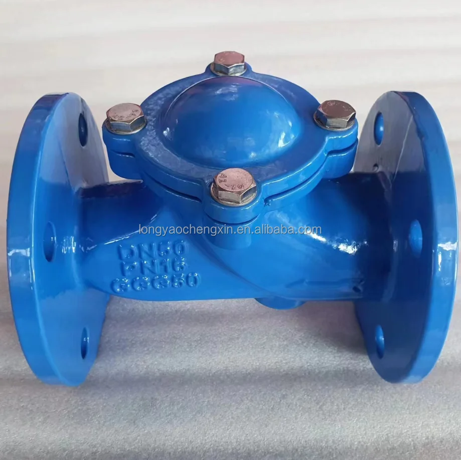 DIN 3202 F6 Cast Iron Ductile Iron GG25 GGG50 Flange Ball Check Valve ...