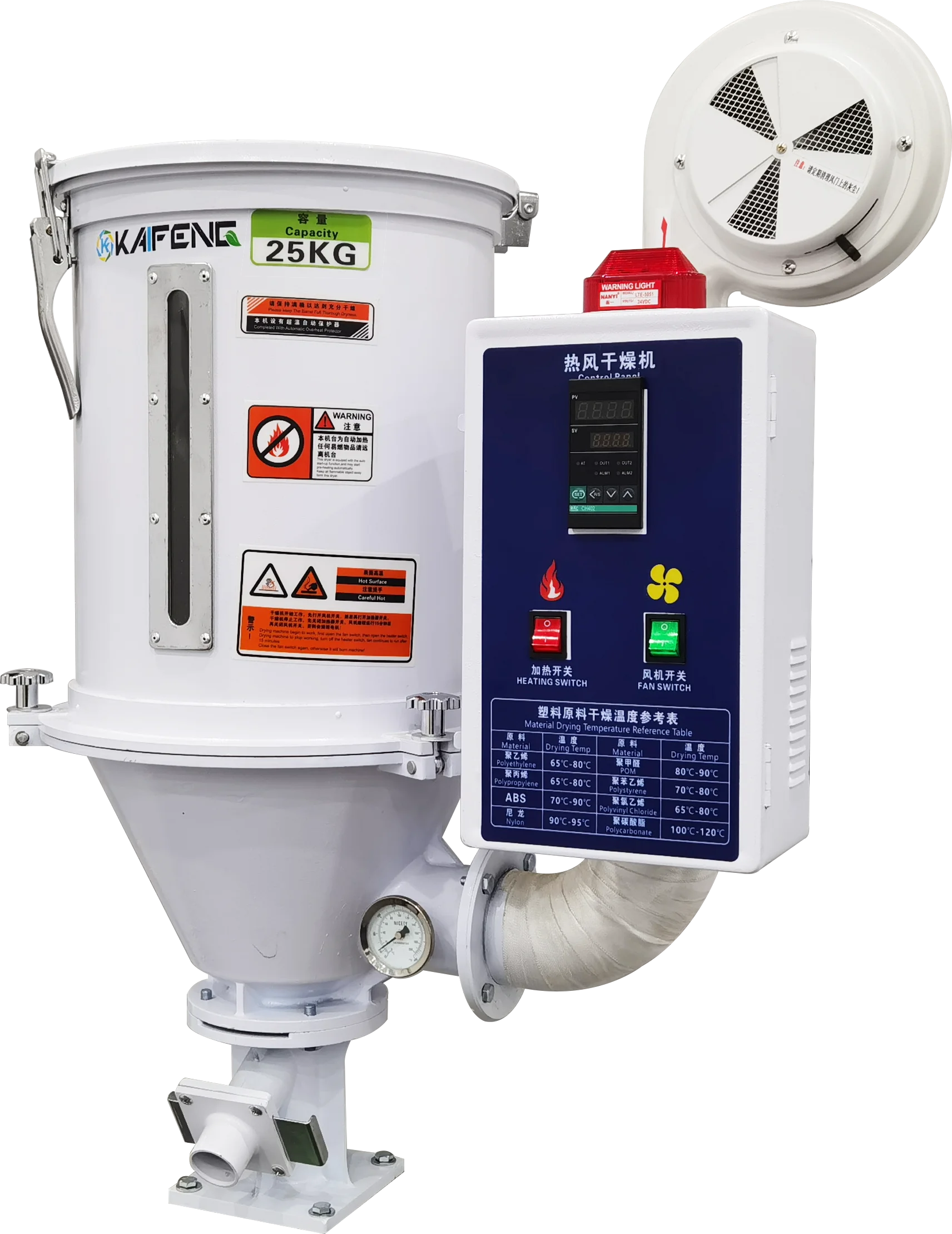 25 kg standard plastic hopper dryer for extruder| Alibaba.com