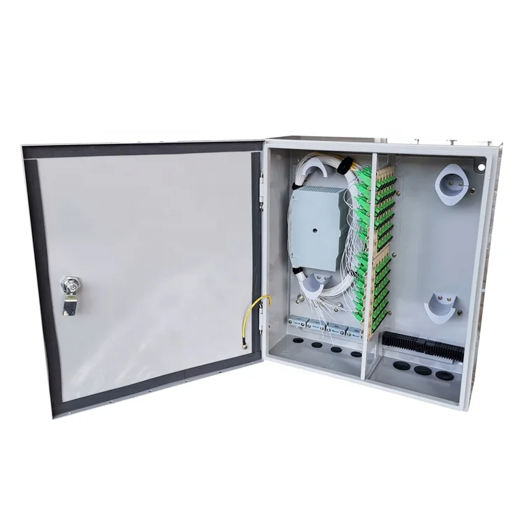 96 Ports Fiber Optic Wall Mount Box - Waterproof Outdoor Junction Box ...