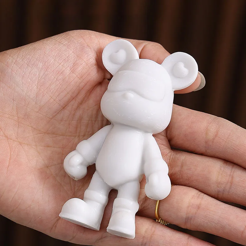 DIY Bear Resin Figurine for Kids - Customizable Crafts & Art