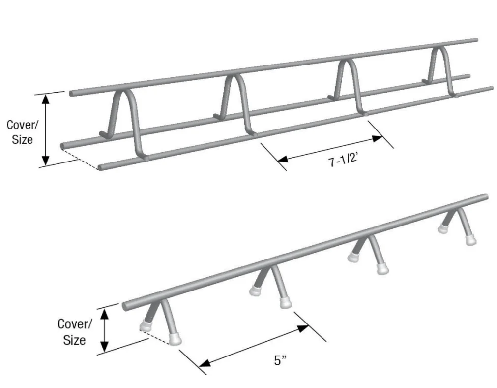Steel Rebar Supports,Concrete Continuous High Chair Upper(CHCU),Plastic ...