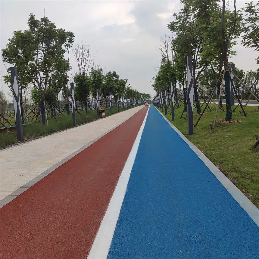Alibaba.com: Color Asphalt Permeable Pavement Square, Park Project ...