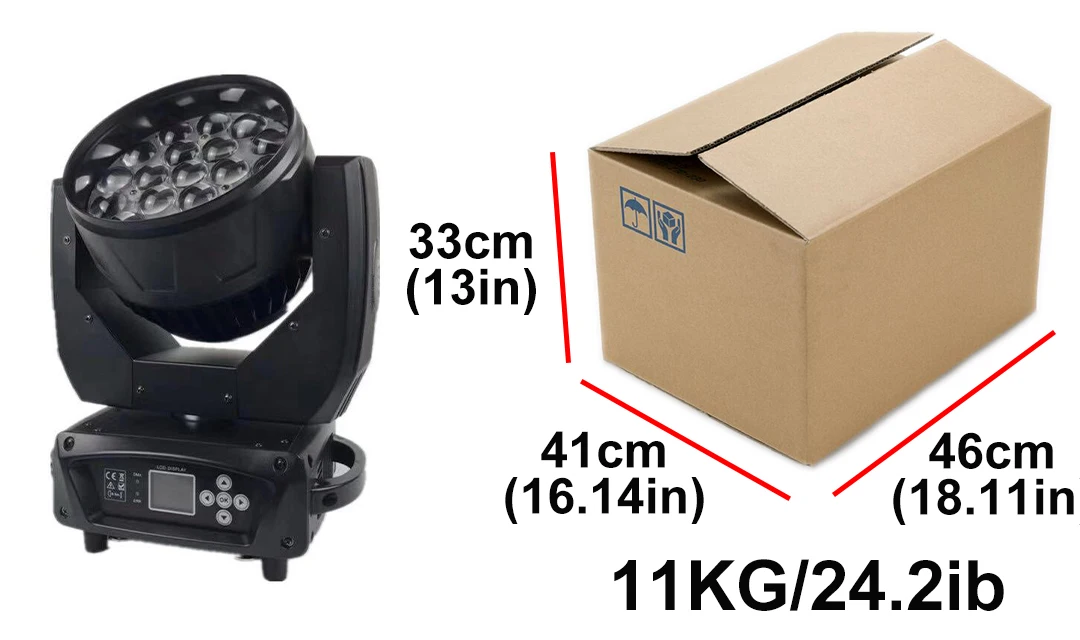 Grace 19*15W Aura LED Stage Light System - High Brightness