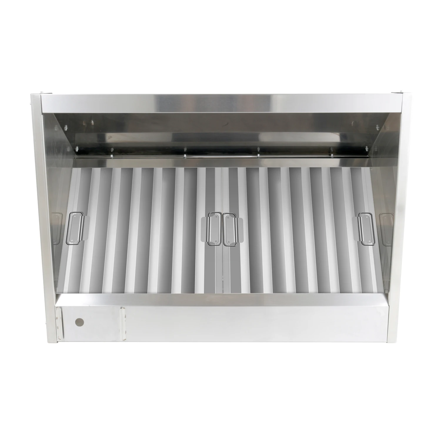 Commercial Kitchen Stainless Steel Kitchen Extractor Hood Smoke Cook ...