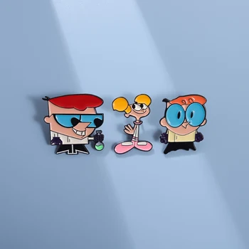 American Anime Dexter's Laboratory Enamel Brooch Dexter's Lab Backpack ...