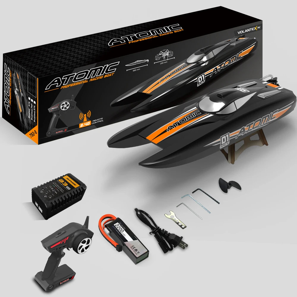 Brushless Rc Racing Water Proof Boat High Speed Electronic Remote ...
