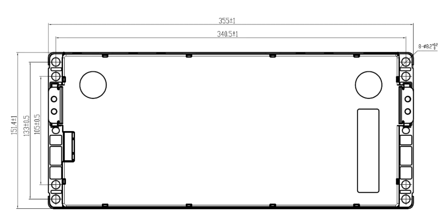 Gotion 355 VDA Module for EV Lithium NCM 21.9v100ah-6s2p