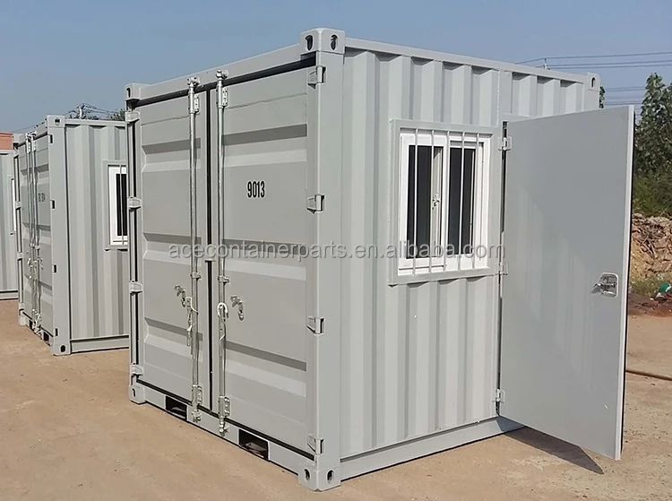 8ft 10ft Mini Prefab Modular Mobile Storage Shipping Container Office