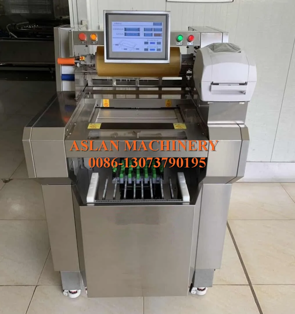 Plastic Wrap Food Vegetable Fruits Packing Machine Food Tray Wrapping ...