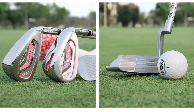 PGM LTG048 women golf clubs complete set pink full golf club set with ...