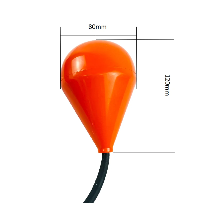 Aikon rubber cable ball float level switch IP68 protection grade liquid ...