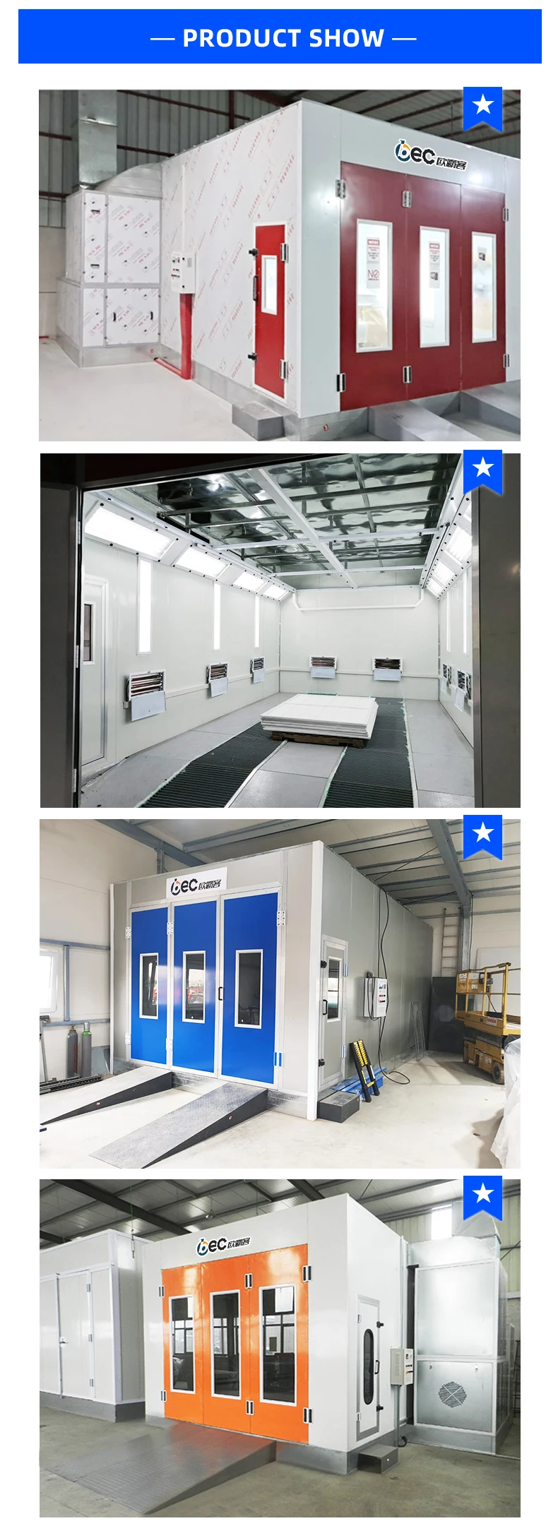 Automotive Paint Booth OBC Paint Cabin Car Painting Equipment| Alibaba.com
