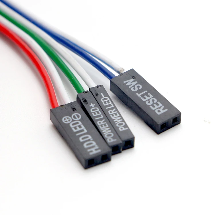 Hdd Led Reset Motherboard Cable Desktop Computer Pc Case Power Button ...