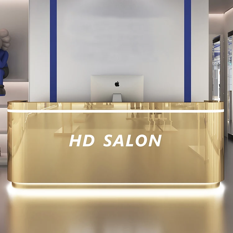 Modern Design Reception Counter Salon Beauty Counter Hotel Lobby ...