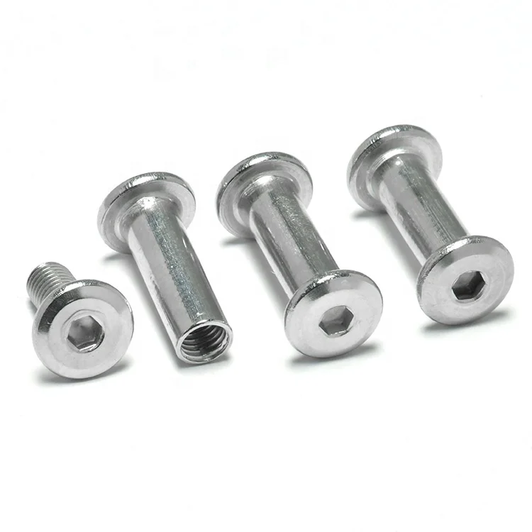 Stainless Steel Male Female Screw Chicago Screws Countersunk Aluminum Head Sex Bolt Binding
