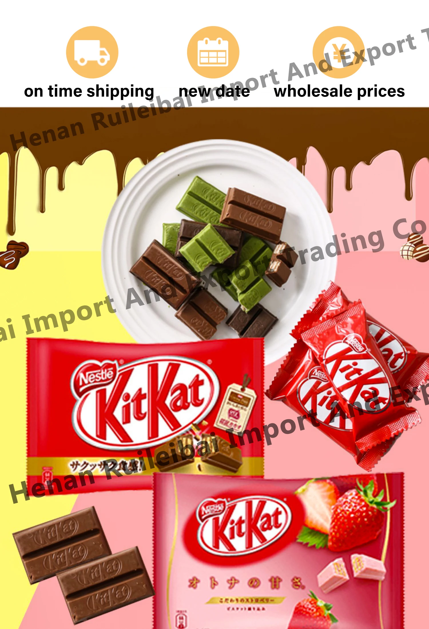 Japanese Kit Kat Wafer Biscuits Exotic Snack Delicious Sweet Cookies ...