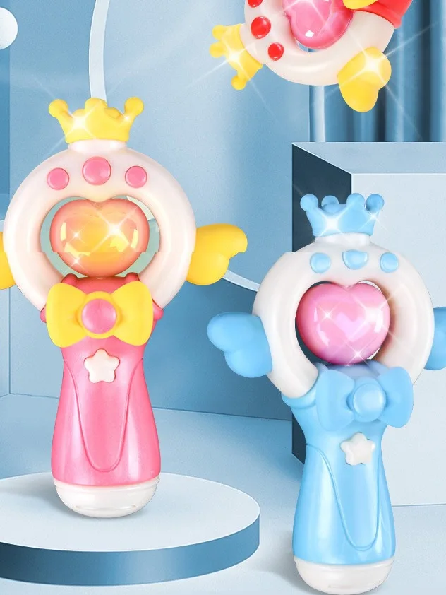 Qs Magic Wand Luminous Musical Toys Baby Princess Beauty Projection ...