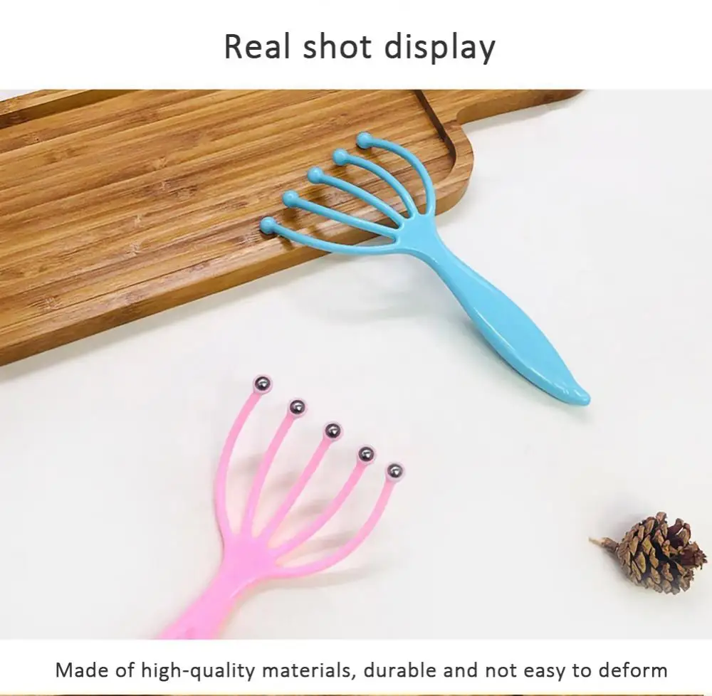 Octopus Five-claws Scalp Head Massager Relaxation Muscle Tension Relief ...
