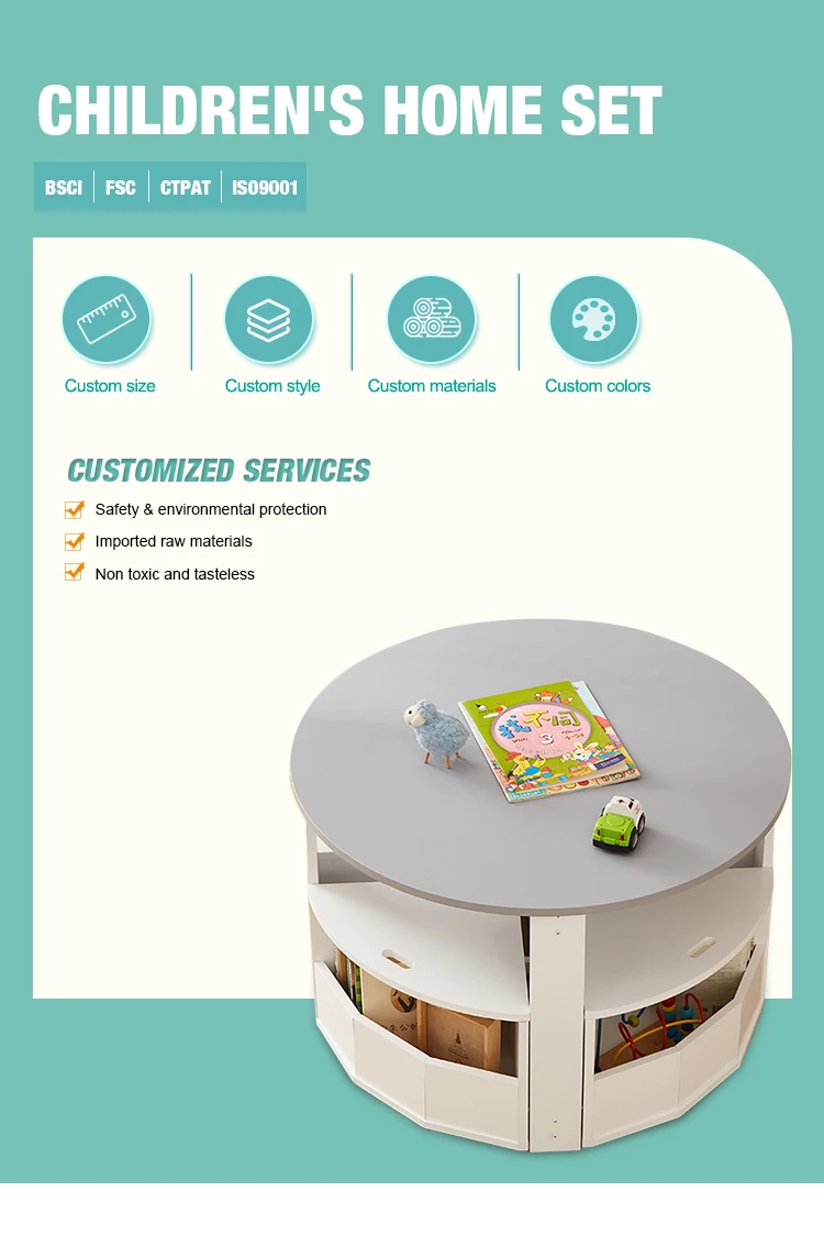 Wooden Study Table Kids Study Hexagonal Table Small Folding Study Table ...