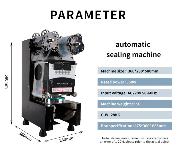 High Quality 220V 110V High Speed Sealing Machine Paper Cup Plastic Cup ...