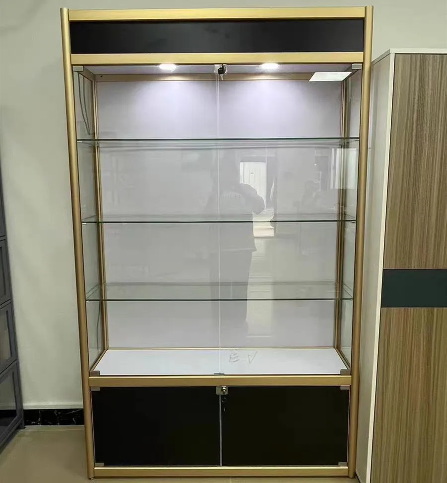 Recommend Light up Glass Display Case Cashier Counter Store Fixtures ...
