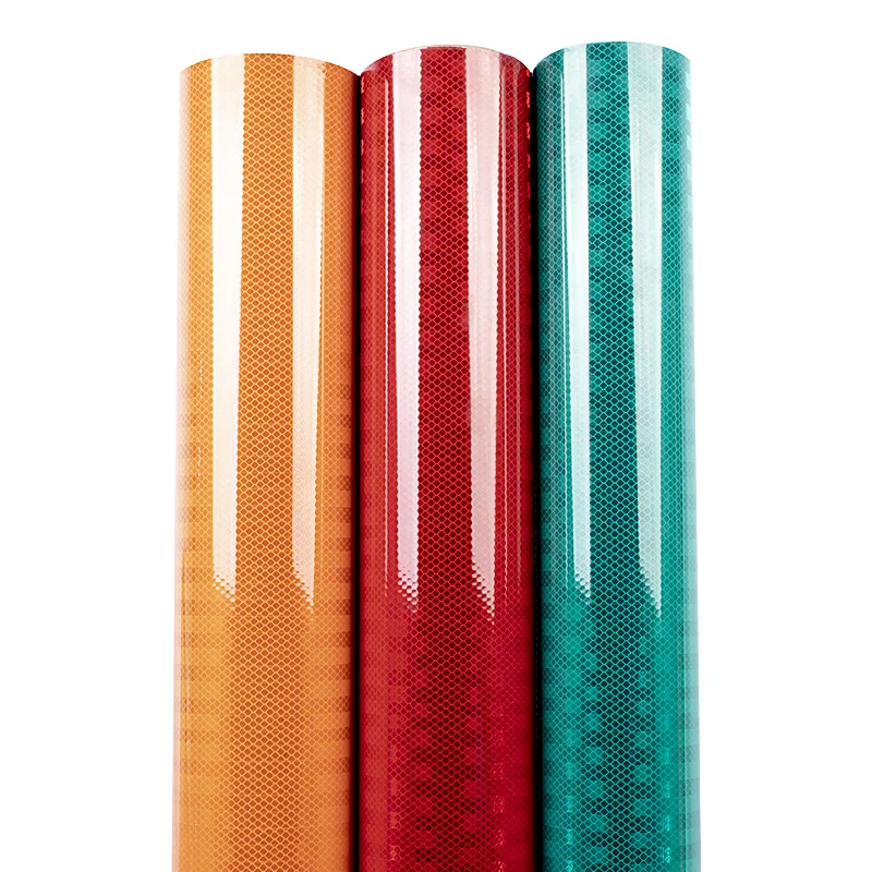 White Hip Reflective Sticker Safety Sign Material High Intensity ...